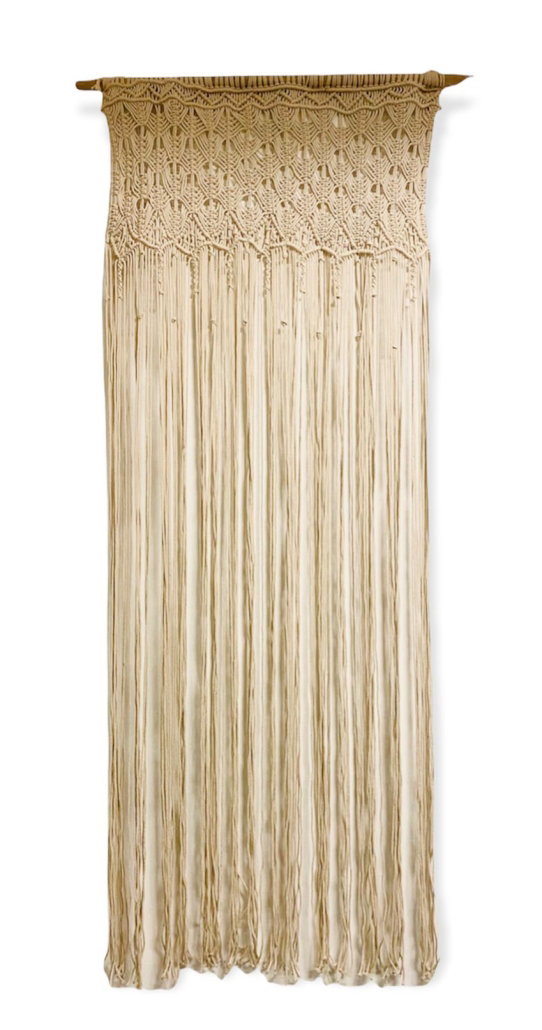 Nieuw!! Macramé Gordijn '' Purry'' - Modern Oosters interieur online
