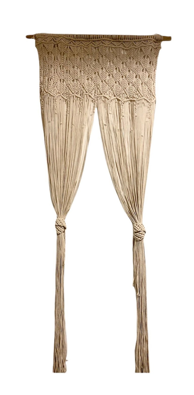 Nieuw!! Macramé Gordijn '' Purry'' - Modern Oosters interieur online